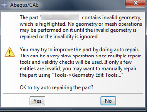 Geometry Operations in Abaqus